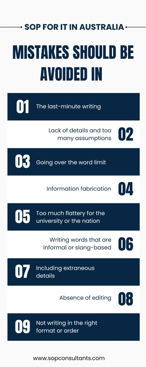 Write Best SOP For Information Technology Australia |Samples