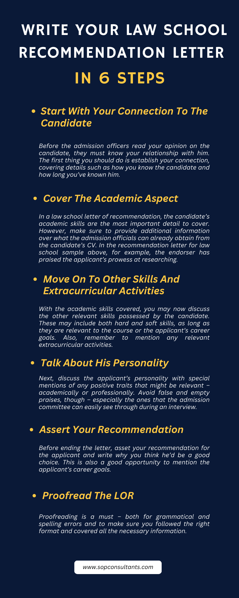 How To Write Letter Of Recommendation For Law School | LOR