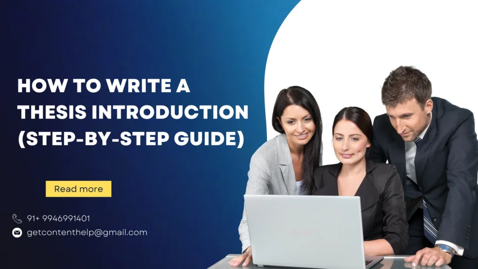 How To Write A Thesis Introduction : Step-by-Step Guide 2026