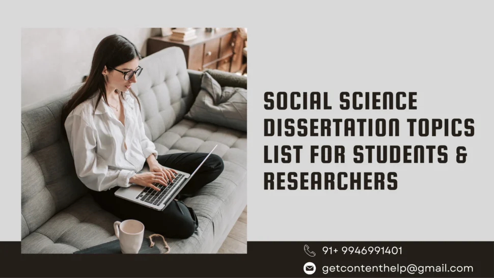 Best Social Science Dissertation Topics For Students